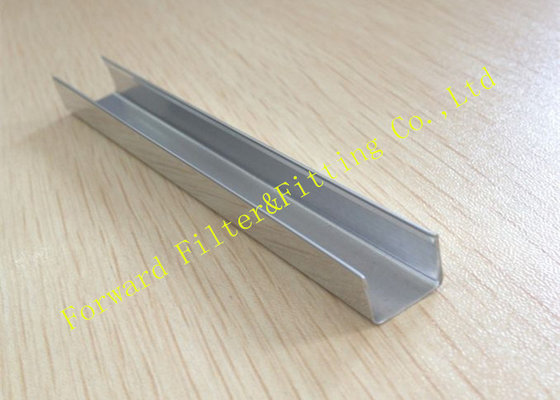 Sandblasting 3/8 Sheet Metal U Channel Aluminum Extrusion For Heavy Industrial