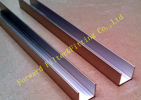 Sandblasting 3/8 Sheet Metal U Channel Aluminum Extrusion For Heavy Industrial