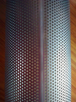 Specializing in the production of stainless steel punching pipe silencer punching pipe metal spiral tube
