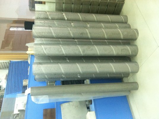 Spiral Welded Perforated Stainless Steel Tube With 0.5mm - 2.5mm Wall Thickness