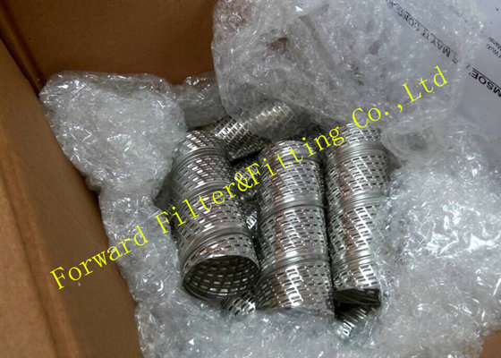 Bright Tinplate Interlock Seam Perforated Stainless Steel Pipe For Filter Frame
