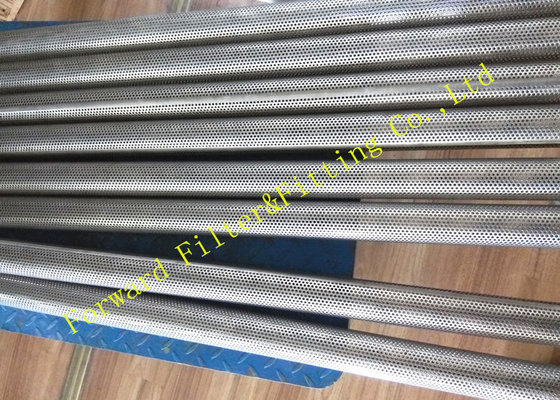 Stainless Steel 316 / L Stamping Hole Perforated Metal Tubing Tube On Process