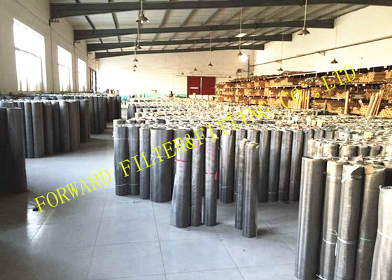 Gray Black Plain Dutch Weave Stainless Steel Wire Mesh Monel Hx Aalloy
