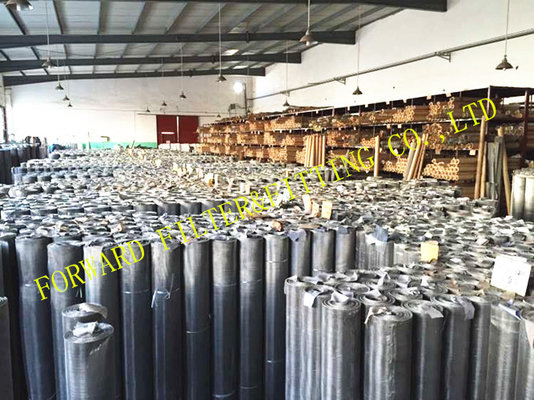 Gray Black Plain Dutch Weave Stainless Steel Wire Mesh Monel Hx Aalloy
