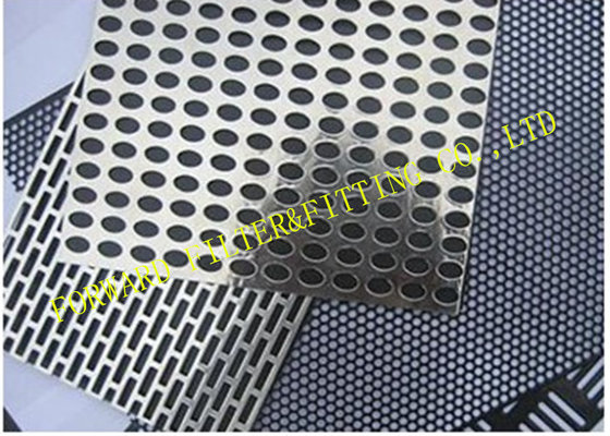 Fancy Perforated Metal Pipe Plate Hole Pattern Options ASTM SERIES