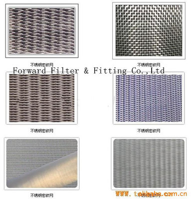 Dutch Plain Weave Dense Stainless Steel Wire Mesh For Pharmaceutical / Oil