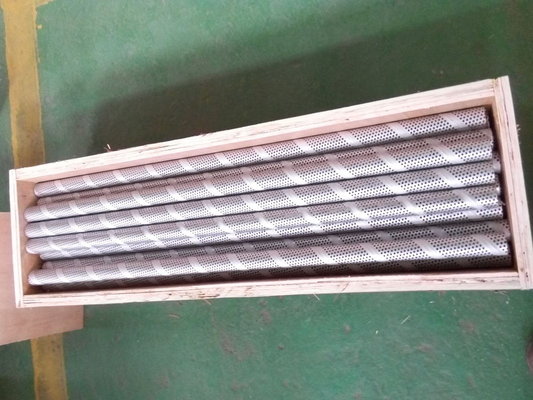 Raw Oil Sleeve Stainless Steel Perforated Tube For Sand Control Screens In Rough Filtration