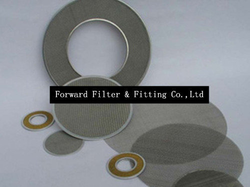 Single And Multi Layer Wire Mesh Filter Disc Used Screening Of Grain Or Oil