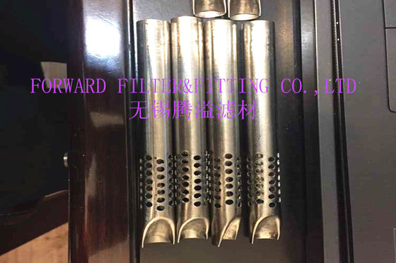 Anti - Pressure Perforated Copper Tube / Perforated Stainless Steel Tubing