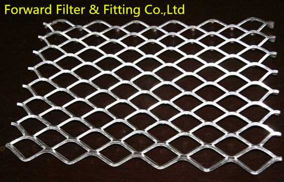 Protection Stretch Expanded Metal Mesh Carbon Steel / Ss304 For Filtration