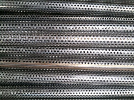 Stainless steel perforated exhaust tube / perforated cylinder / perforated filter