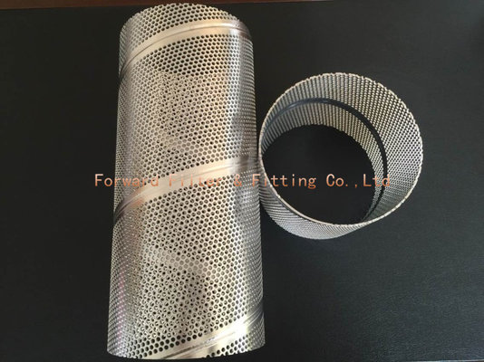 Precise Rolling Perforated Metal Tube Galvanized Sheet Metal No Limit On Length