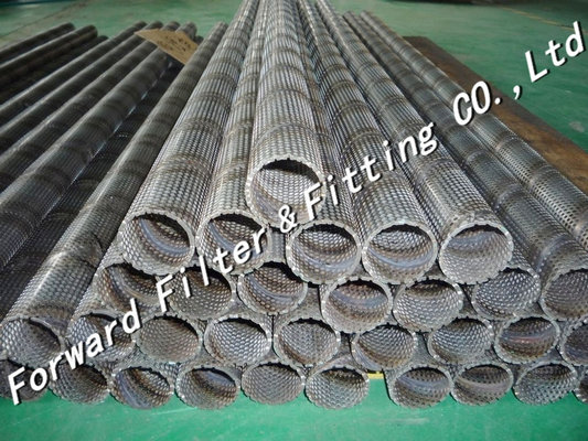 Stainless steel perforated exhaust tube / perforated cylinder / perforated filter