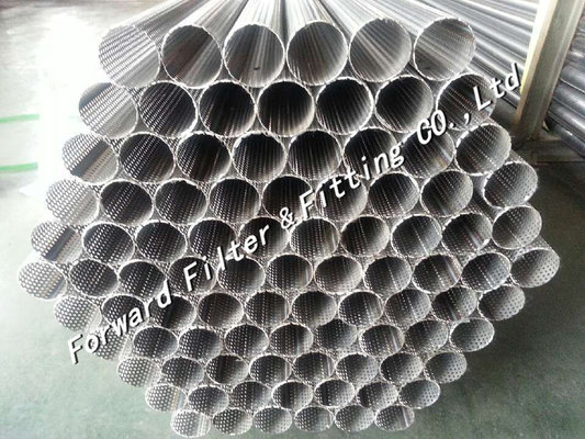 Standard Longitudinal Welded Stainless Steel Perforated Sheet Metal Customized