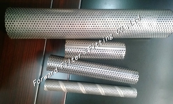 Standard Longitudinal Welded Stainless Steel Perforated Sheet Metal Customized