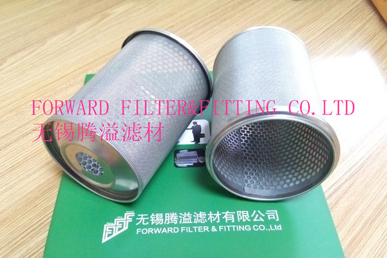 Cylinder Filtrate Cartridge Holder Wire Mesh Filter Screen Sus 304 / 316 Customized
