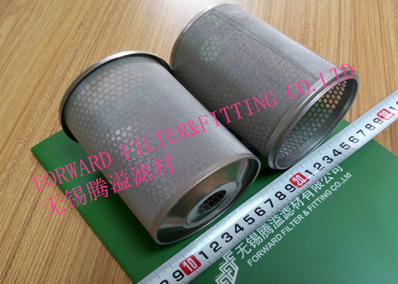 Cylinder Filtrate Cartridge Holder Wire Mesh Filter Screen Sus 304 / 316 Customized