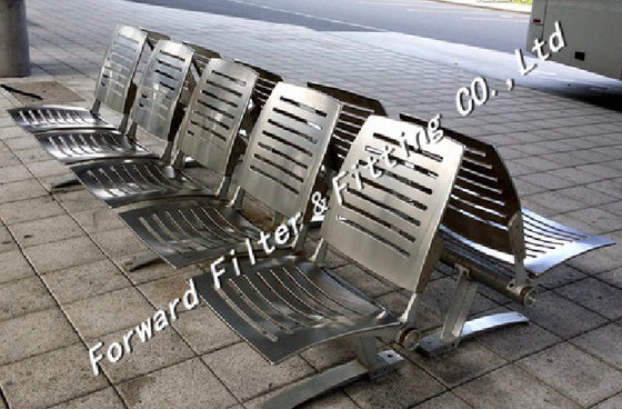 Customize Decorative Perforated Sheet Metal Panels In Chair / Bancs Publics
