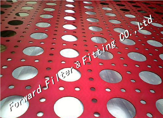 Smooth Surface Metal Perforated Sheet / Silver Perforated Metal Wall Panels