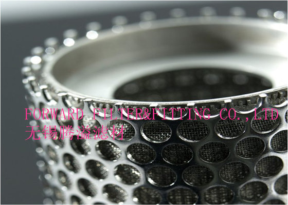 SUS304 / 316 Centers Perforated Metal Tube For Filtration Element