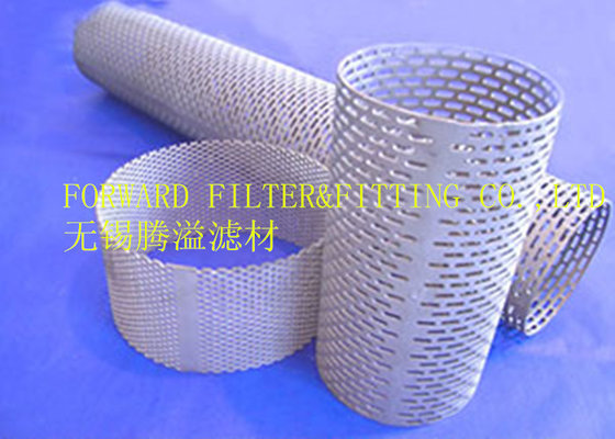 SUS304 / 316 Centers Perforated Metal Tube For Filtration Element