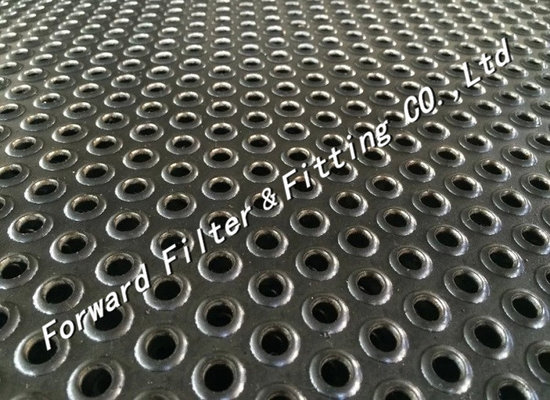 Anti Skid Plate / 304 Stainless Steel Perforated Sheet For water Port / Wet Ground
