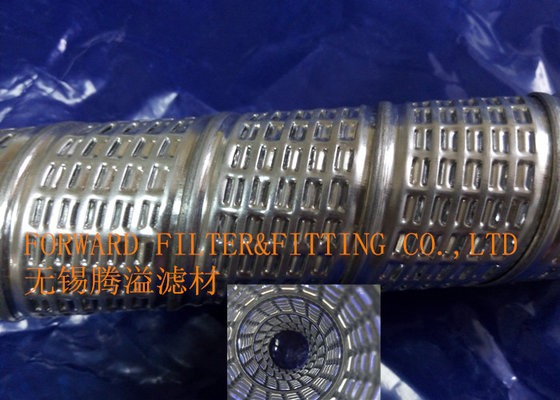 Spiral Welded Louvered Perforated Steel Pipe Material TIN perforated stainless steel plate