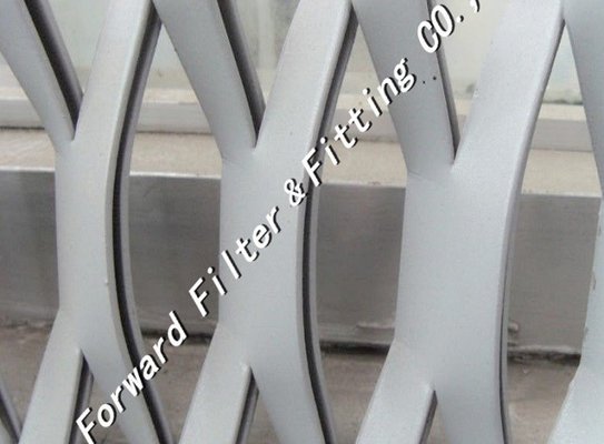 Durable Diamond Hole Expanded Stainless Steel Mesh Powder Coating