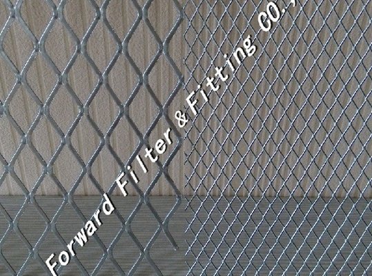 Durable Diamond Hole Expanded Stainless Steel Mesh Powder Coating