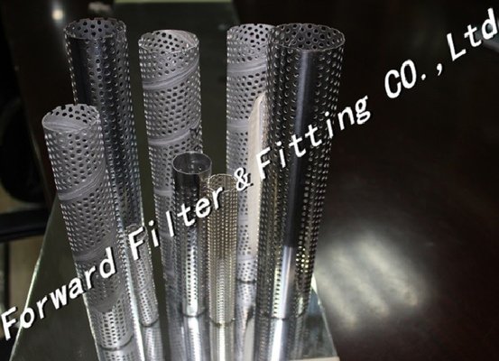 Filter Element Perforated Metal Tube / perforated metal sheeting