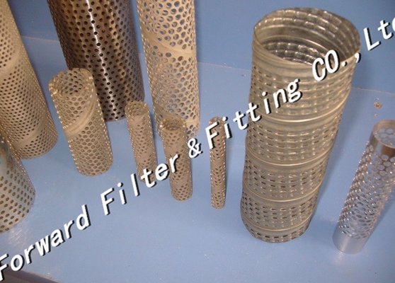 Spiral Welded architectural perforated metal panels Stainless steel