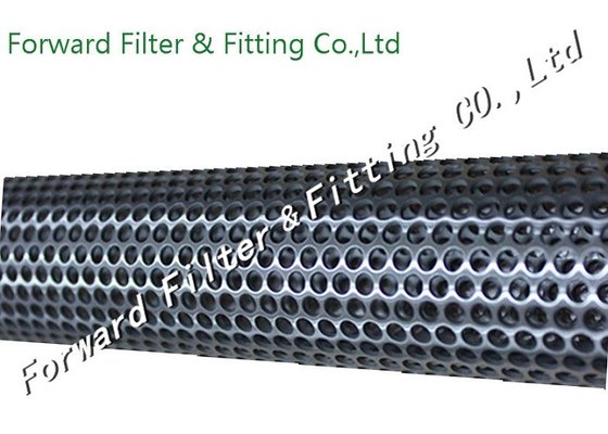 Durable Ss 2.5mm Thick Perforated Metal Tube / 300mm Diameter