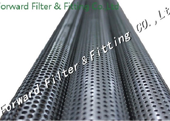 Durable Ss 2.5mm Thick Perforated Metal Tube / 300mm Diameter