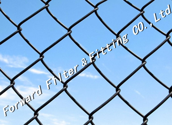 Crimped Chain Link Stainless Steel Woven Mesh Customized Length