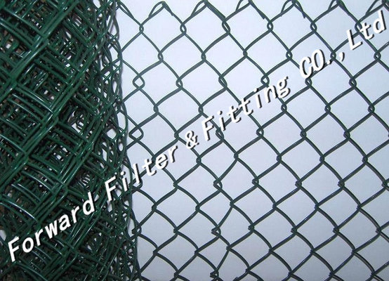 Crimped Chain Link Stainless Steel Woven Mesh Customized Length
