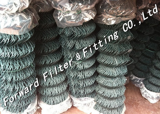 Crimped Chain Link Stainless Steel Woven Mesh Customized Length