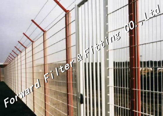 Electric Welding white mesh fence / pvc coated wire mesh fencing