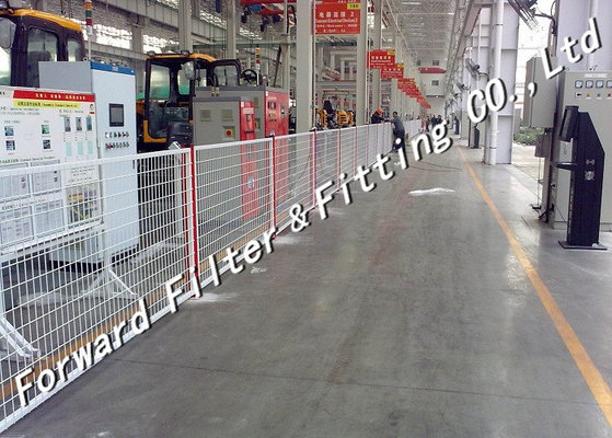 Electric Welding white mesh fence / pvc coated wire mesh fencing