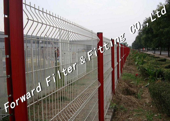 Electric Welding white mesh fence / pvc coated wire mesh fencing