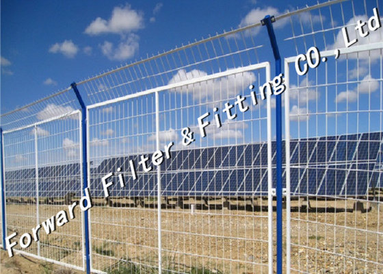 Electric Welding Pvc Coated Wire Netting / Metal Wire Mesh Fence