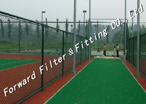 Separation Pvc Coated Chain Link Fence Netting / Coated Wire Fence
