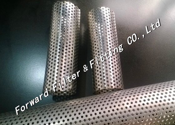 Perforated Metal Tube / Perforated Stainless Steel Pipe Of Filter Element