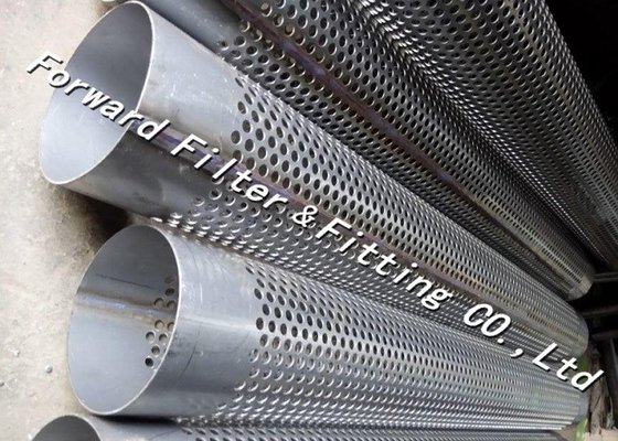 Perforated Metal Tube / Perforated Stainless Steel Pipe Of Filter Element