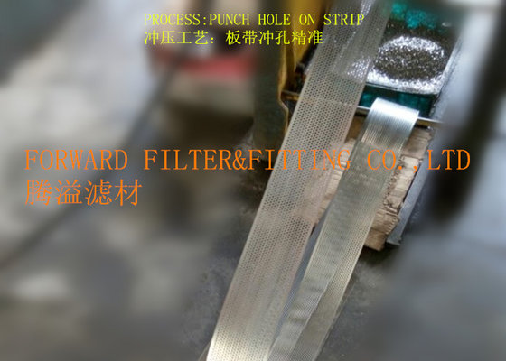 Exhaust Muffler Double Layer Perforated Pipe + SS 304 / 316 Mesh With Filtration Function