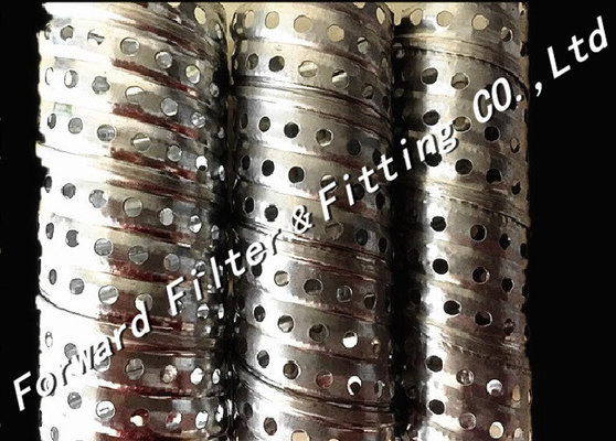 Spiral Welded Louvered Perforated Steel Pipe Material TIN perforated stainless steel plate