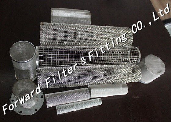 SS302 304 316 Aluminum Copper Brass Wire Mesh Pipe For Industrial Filtration