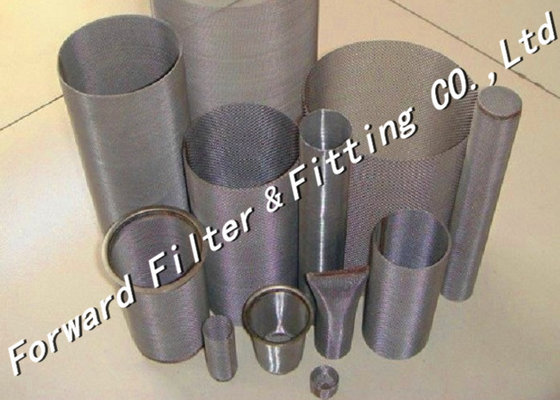 SS302 304 316 Aluminum Copper Brass Wire Mesh Pipe For Industrial Filtration