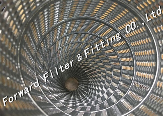 Laboratory Large Diameter Perforated Metal Pipe For Oil / Water / Gas / Sand Filter