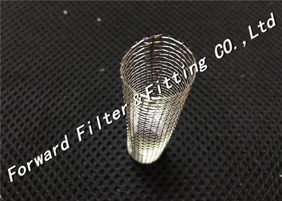 Industrial Oil / Water / Gas Wire Mesh Tube Filter SS302 304 316 Brass Copper Material