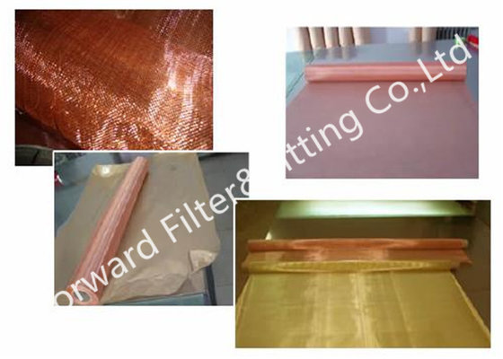 Copper metal woven mesh Excellent Electrical And Thermal Conductivity